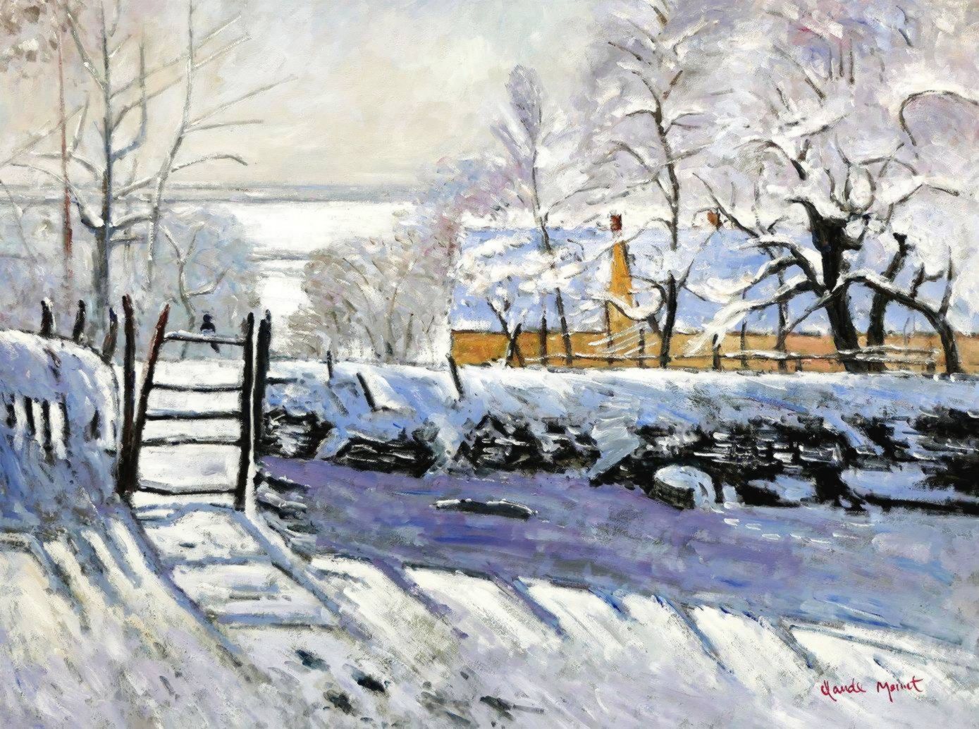 Claude Monet Die Elster Neu Gemäss Beschreibung In Larnaca Für
